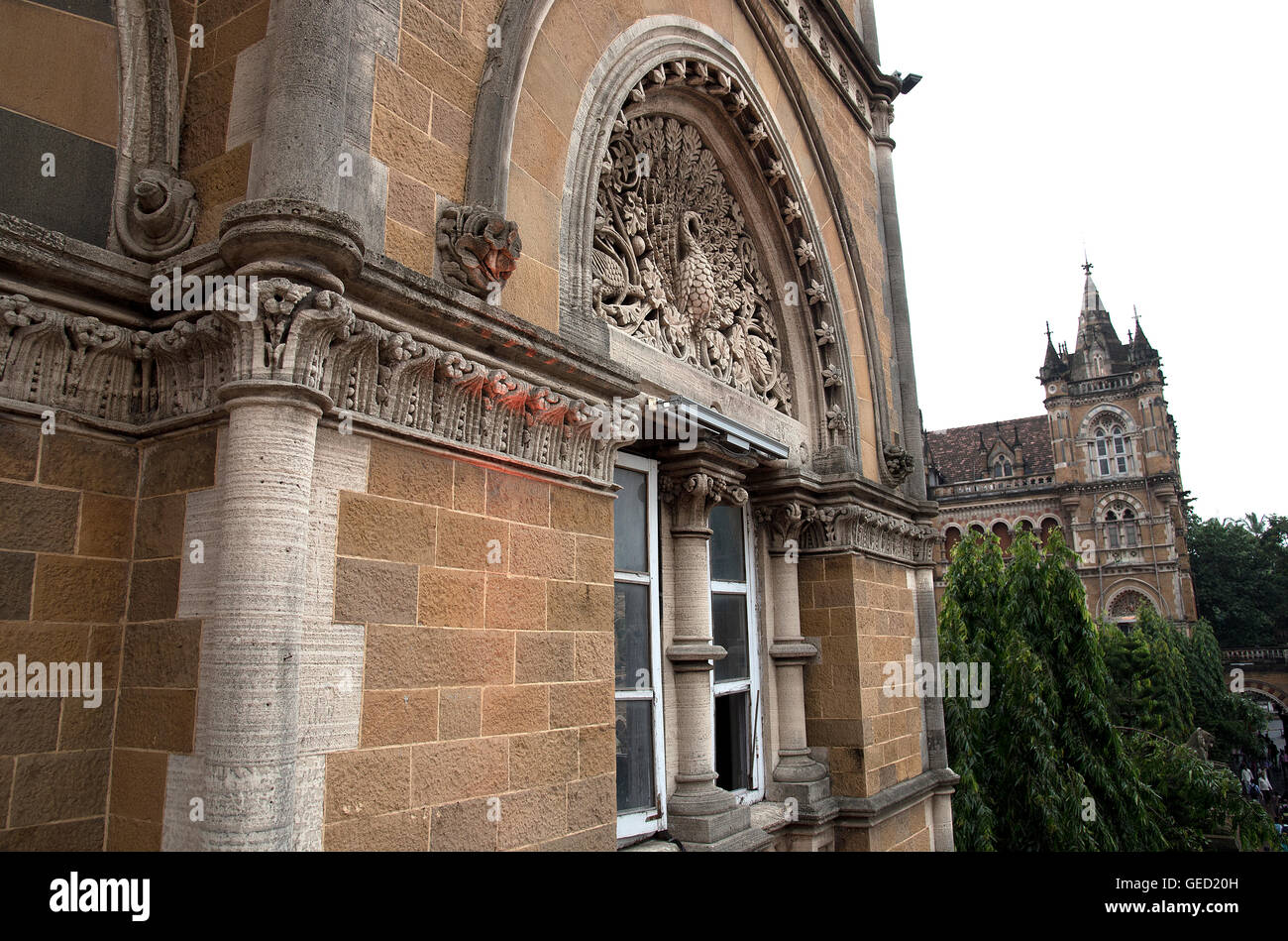 The image of Architecture of CST station or VT station, Mumbai India ...