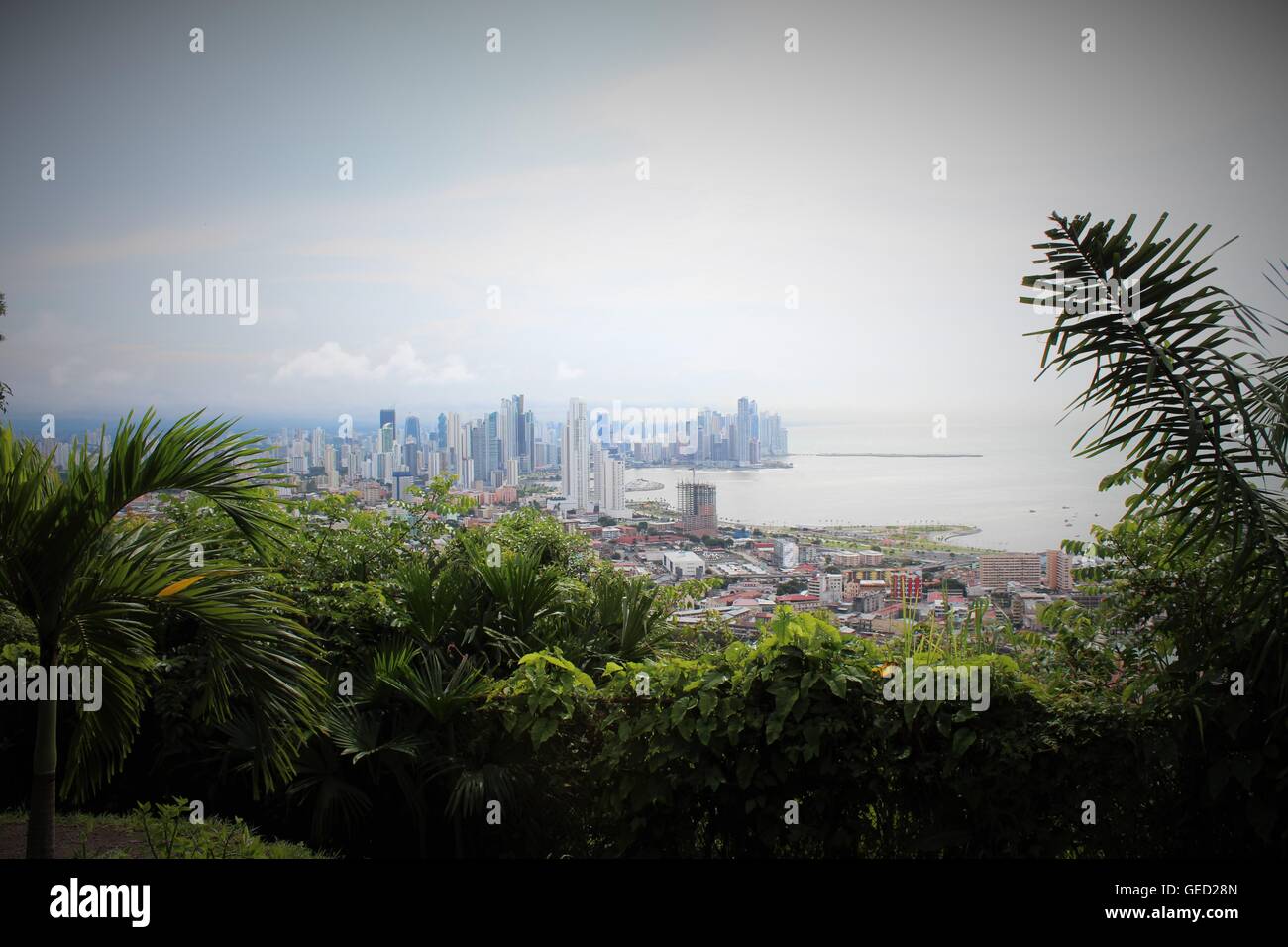 Panama City, Panama View from Ancon Hill Stock Photo - Alamy