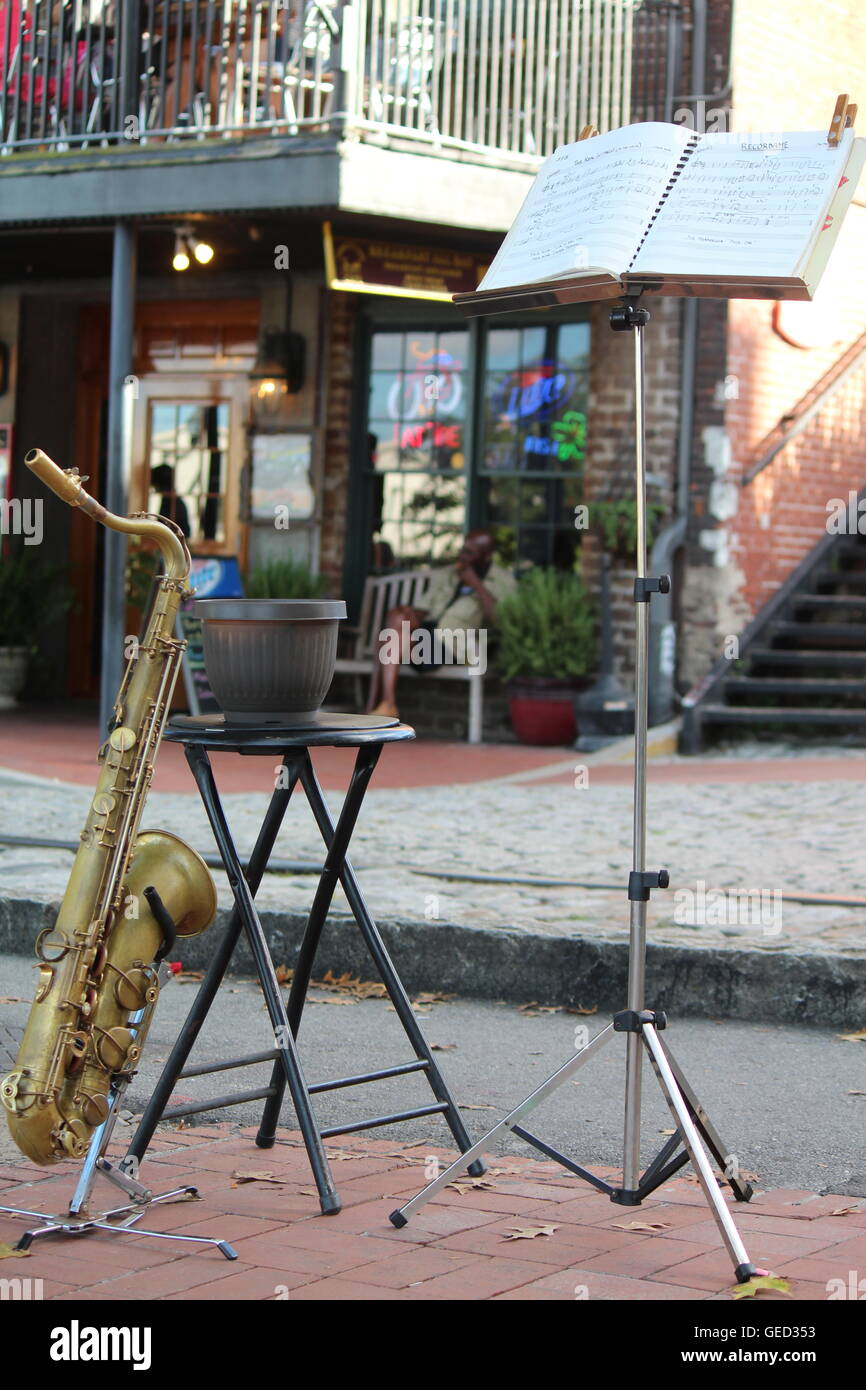 Street Musicians Gear Stock Photo - Alamy