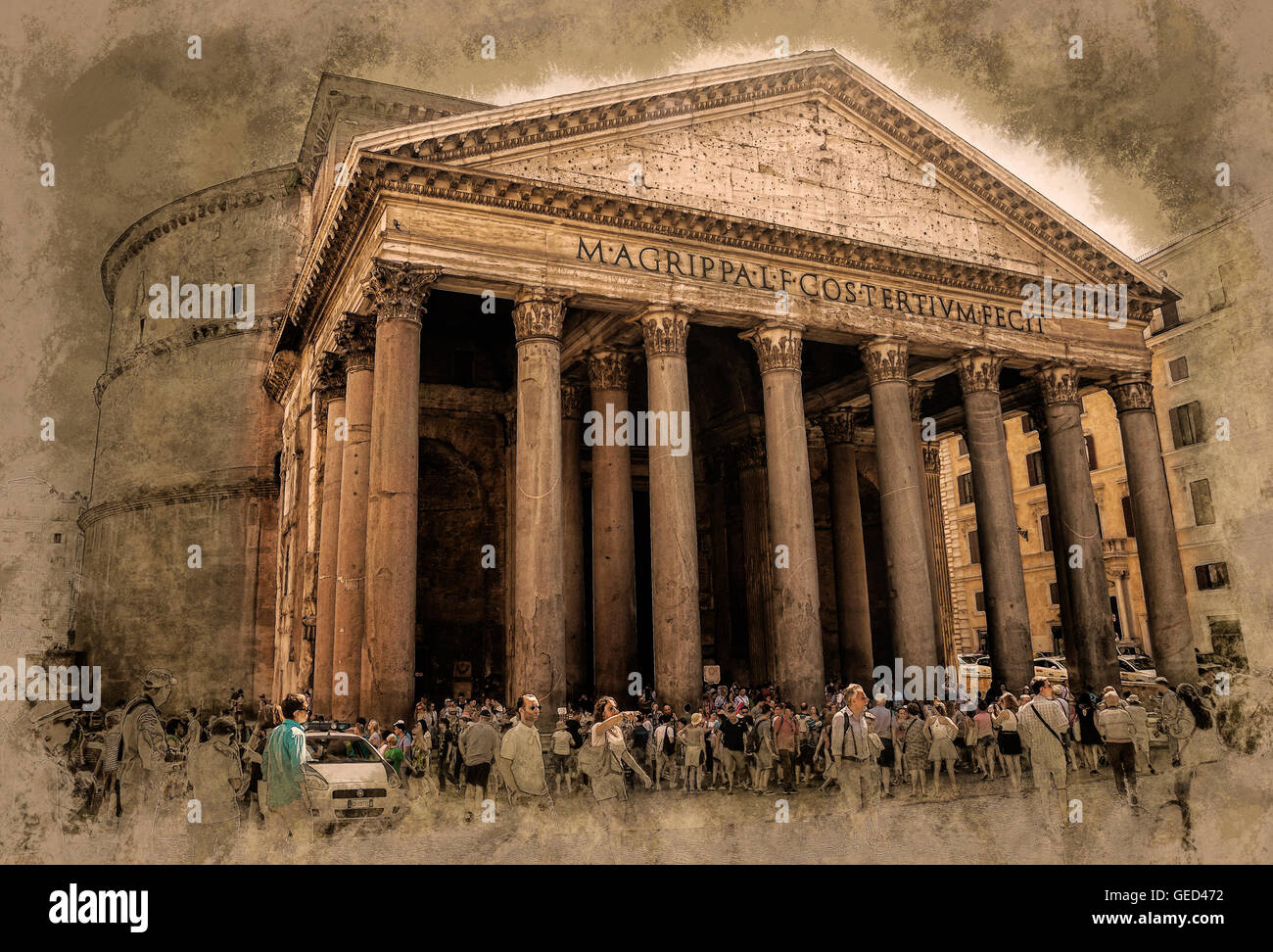 Pantheon in Rome Stock Photo - Alamy