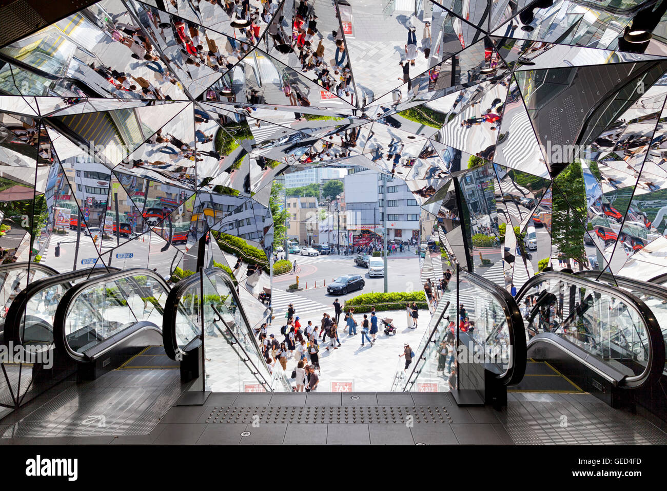 TOKYO JAPAN - JUNE 1,2016 :Entrance of Plaza building, Tokyu Plaza ...