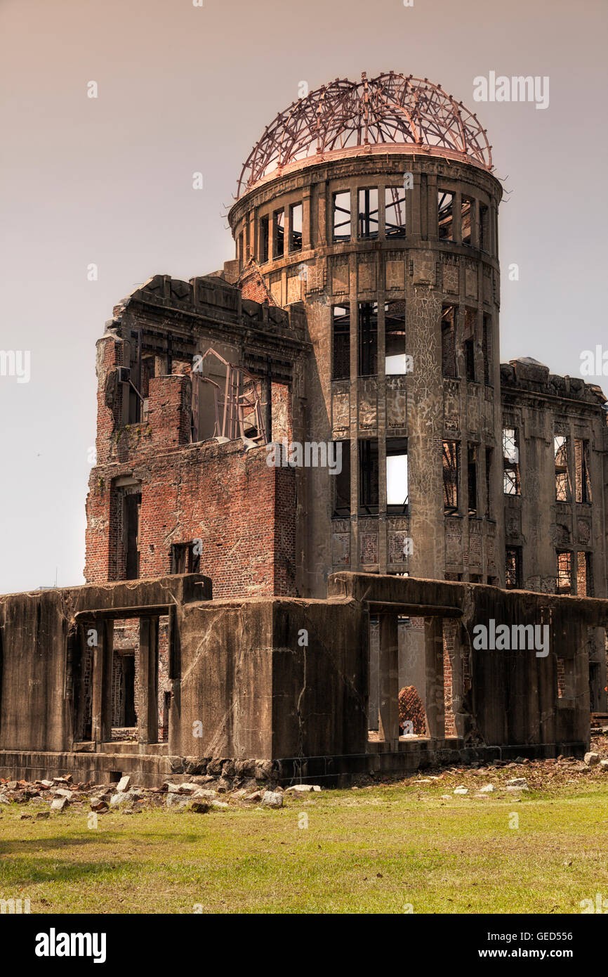 View on the atomic bomb dome in Hiroshima Japan. UNESCO World Heritage Site Stock Photo - Alamy