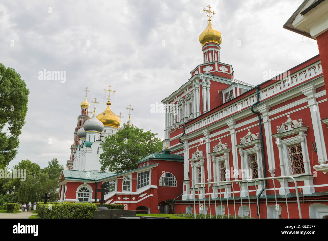 Assumption Church with a refectory (1685-1687), the Novodevichy Convent ...