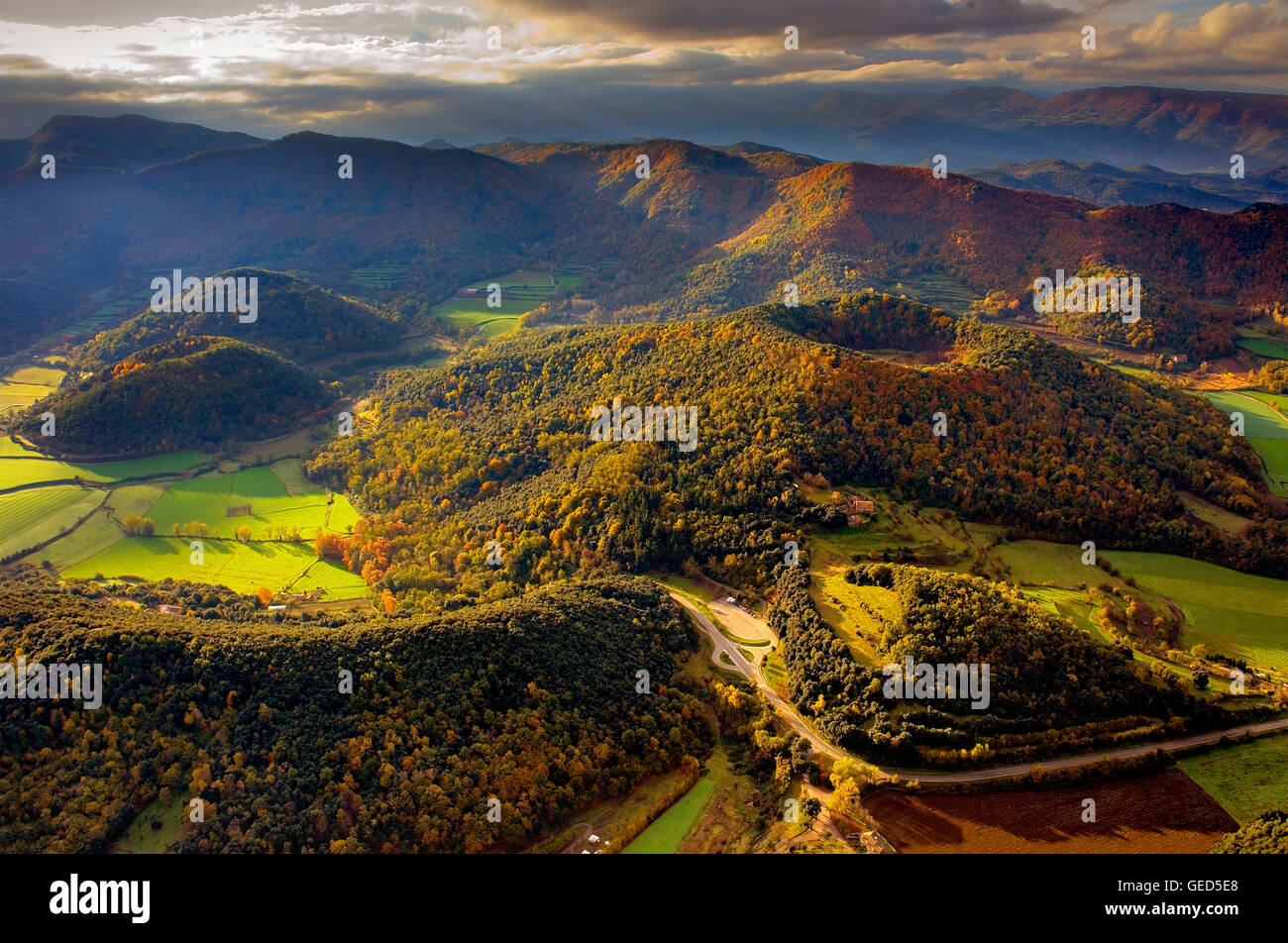 Spain santa margarida volcano hi-res stock photography and images - Alamy