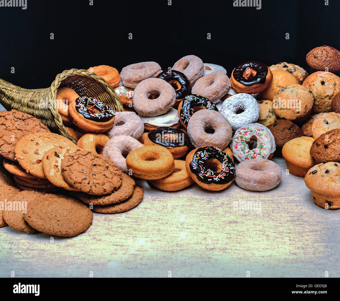 American food basics Stock Photo - Alamy