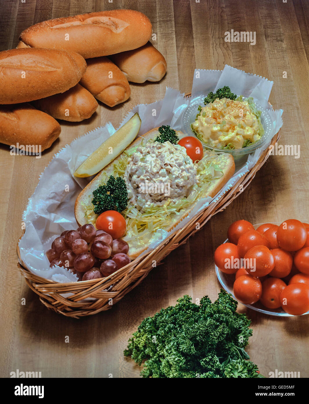 American food basics Stock Photo - Alamy