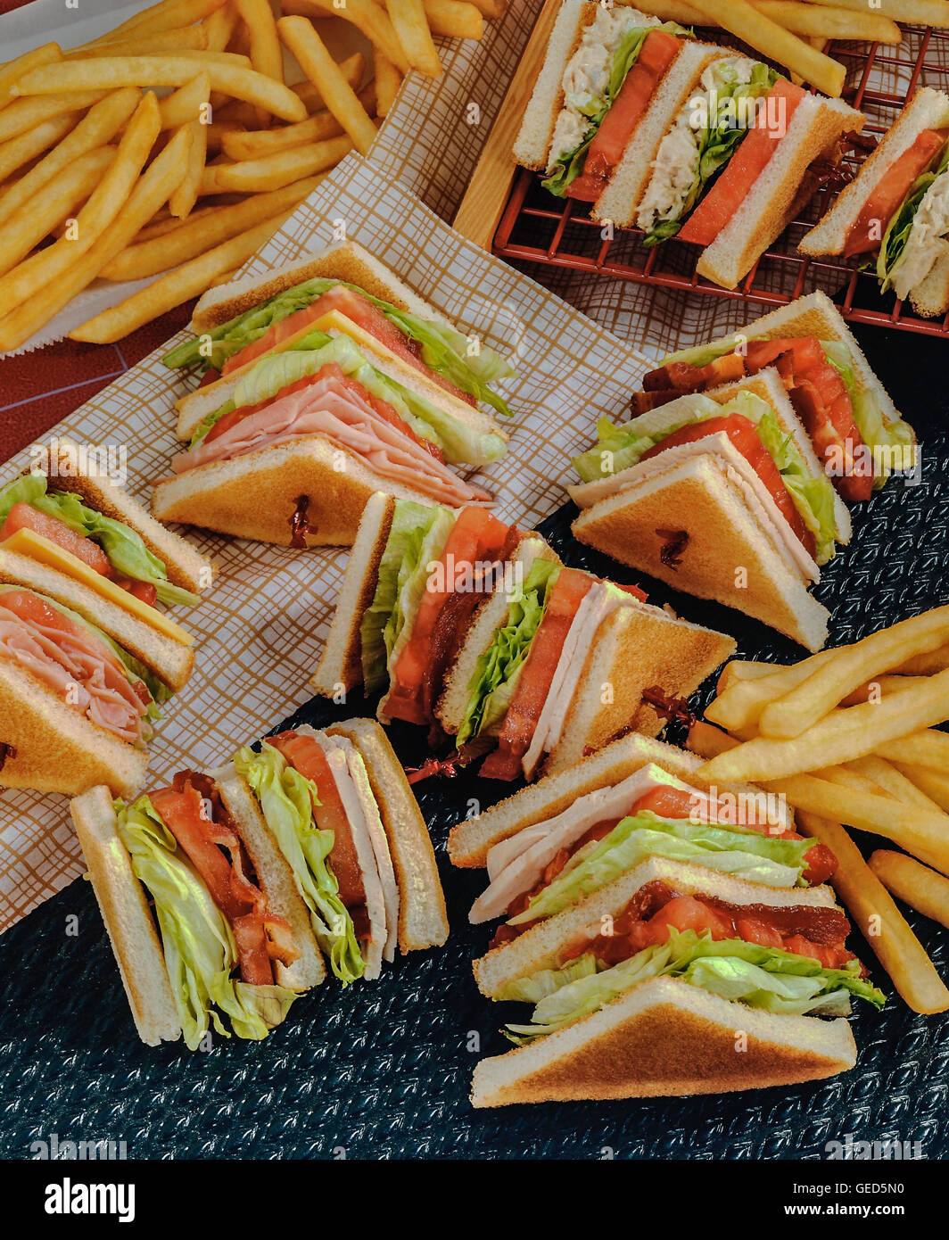 American food basics Stock Photo - Alamy