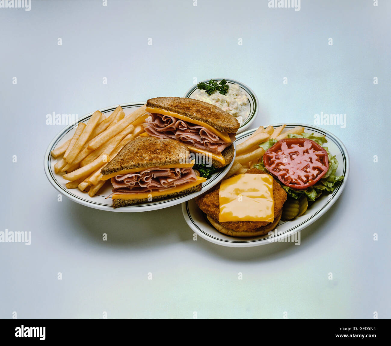 American food basics Stock Photo - Alamy