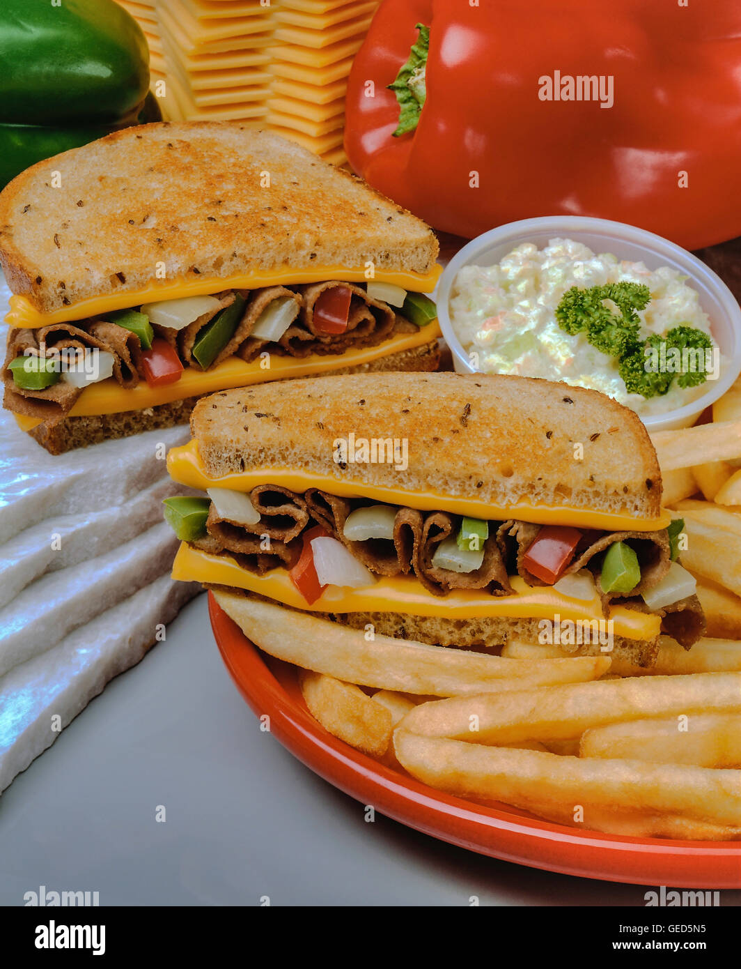 American food basics Stock Photo - Alamy