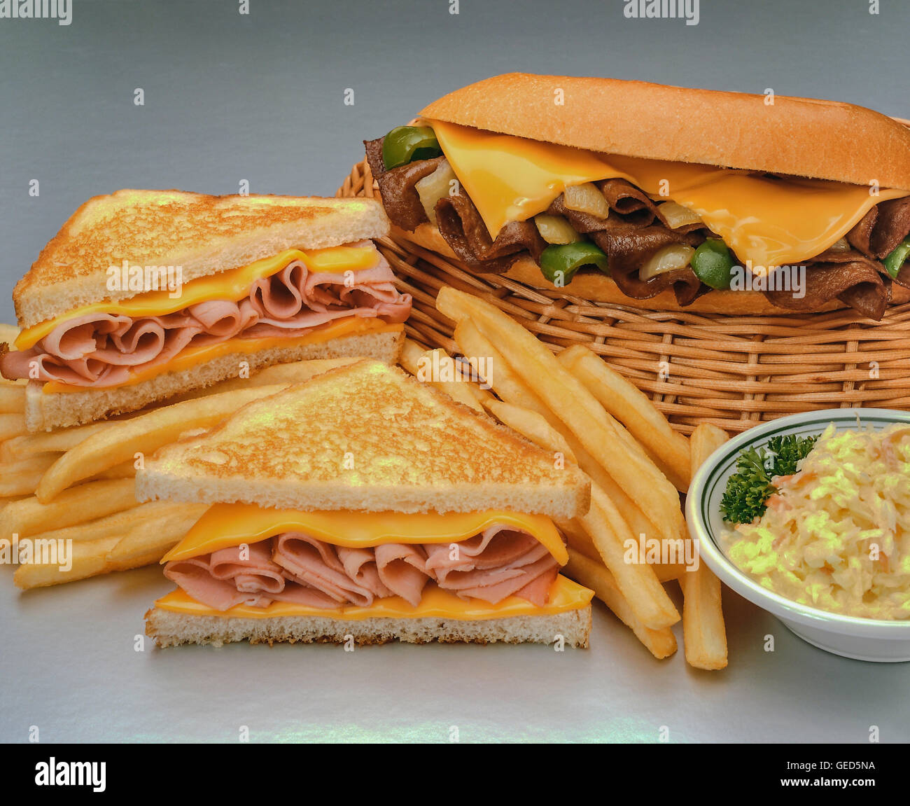 American food basics Stock Photo - Alamy