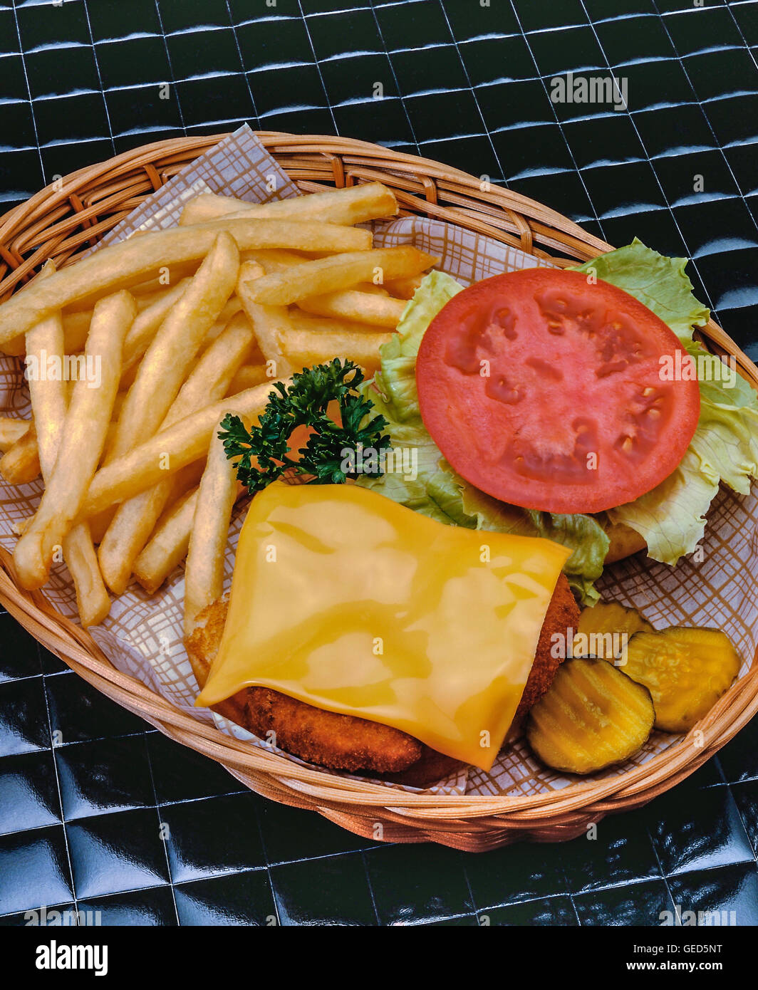 American food basics Stock Photo - Alamy