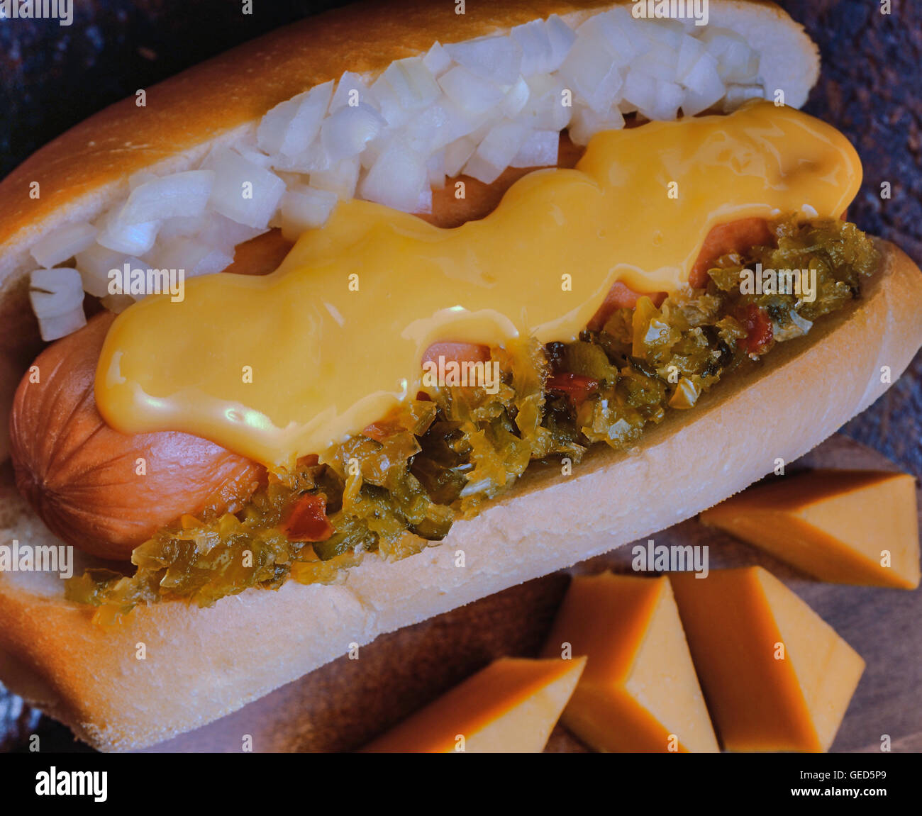 American food basics Stock Photo - Alamy