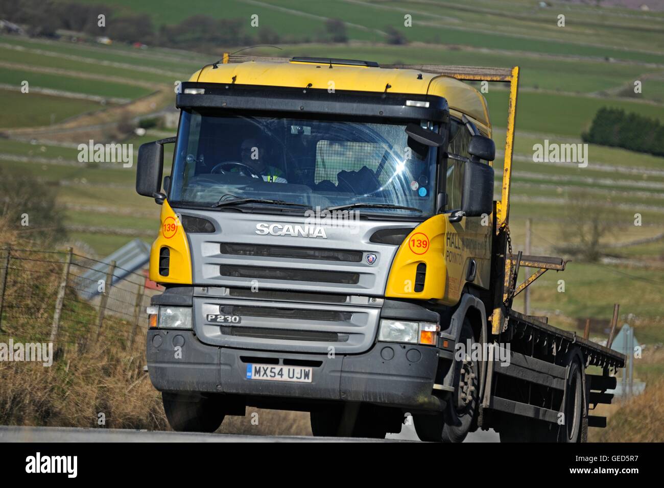 Scania truck road hi-res stock photography and images - Alamy