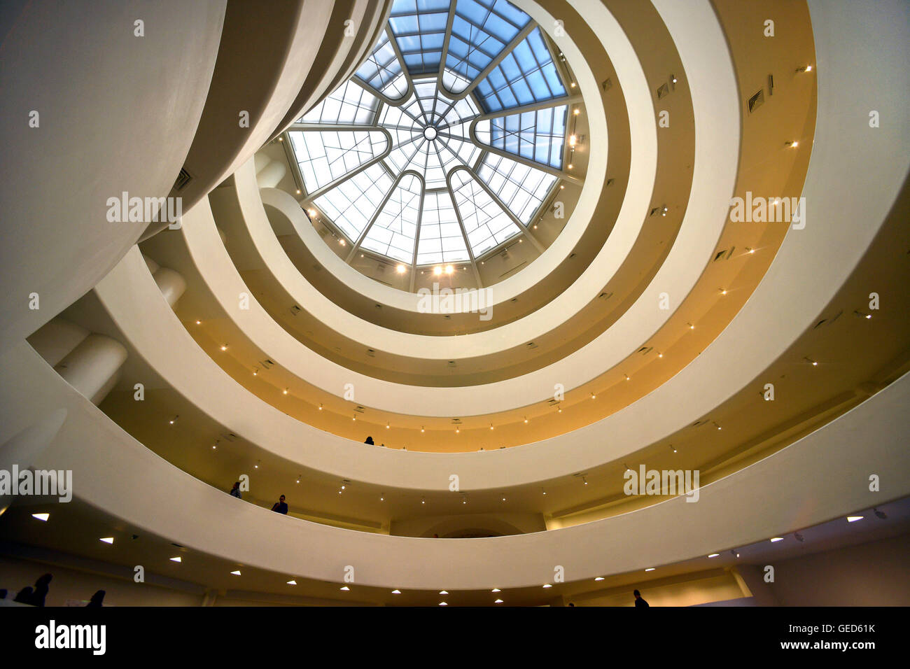 Guggenheim museum interior hi-res stock photography and images - Alamy