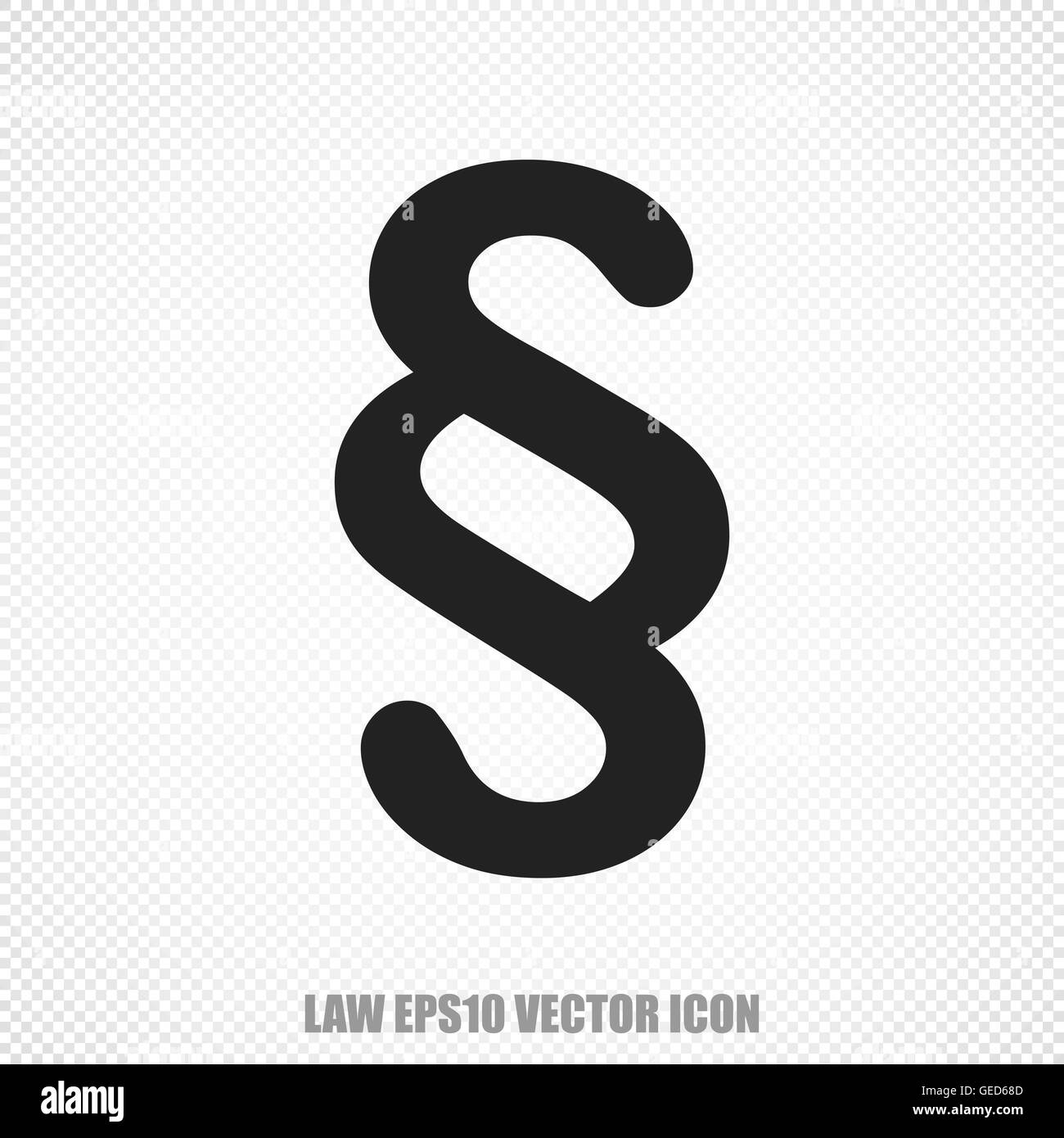 Law vector Paragraph icon. Modern flat design Stock Vector Image & Art ...