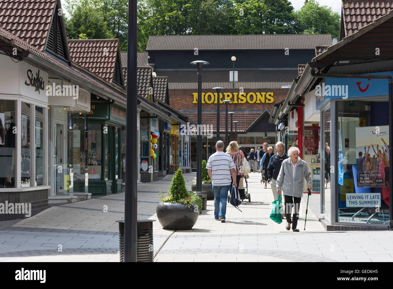 Church Walk Shopping Centre, Caterham, Surrey, England, United Kingdom ...