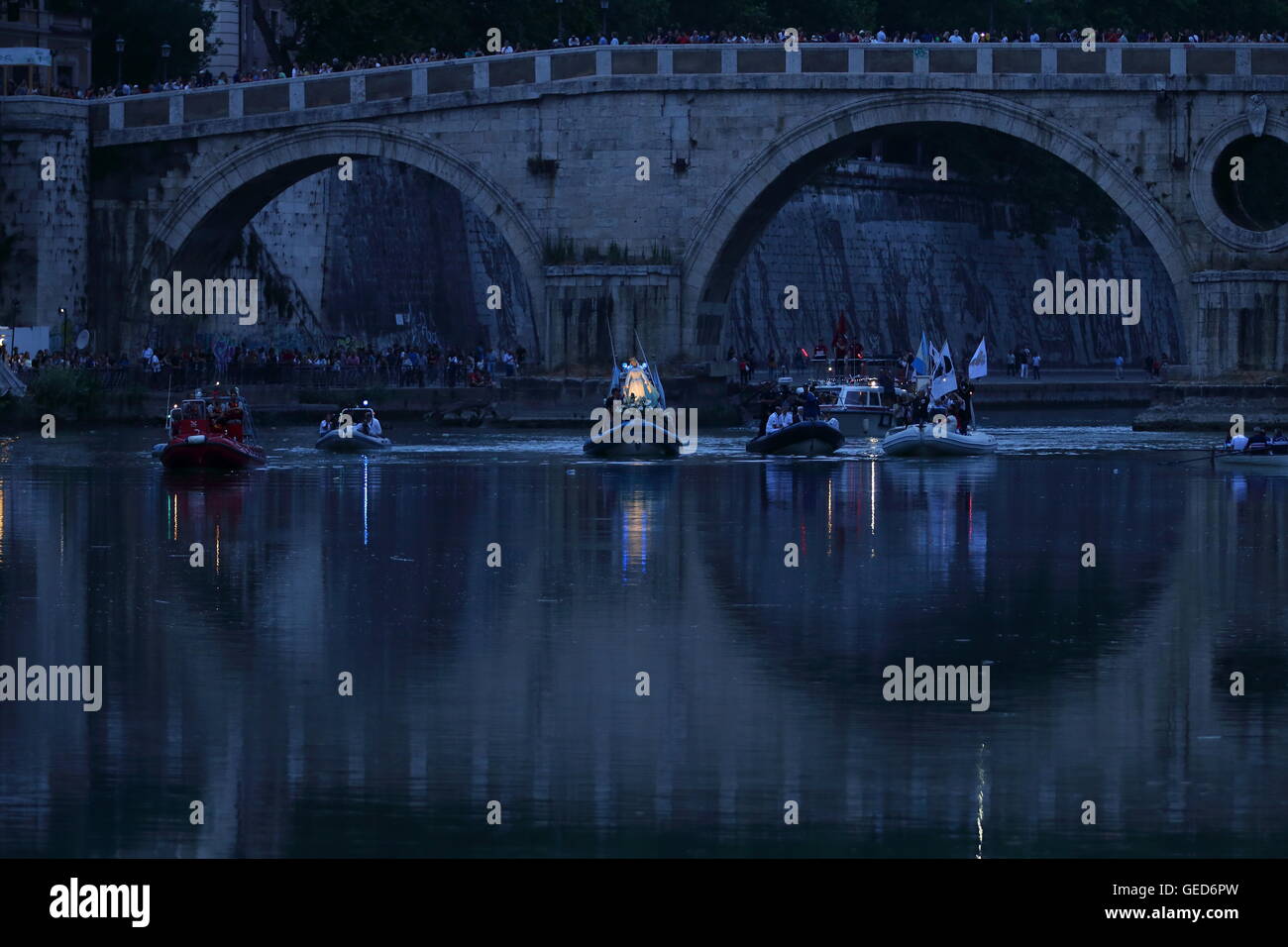 Rome, Italy. 24th July, 2016. Traditional appointment with the Festa de ...