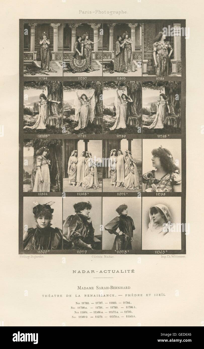 Sarah Bernhardt Nadar High Resolution Stock Photography and Images - Alamy