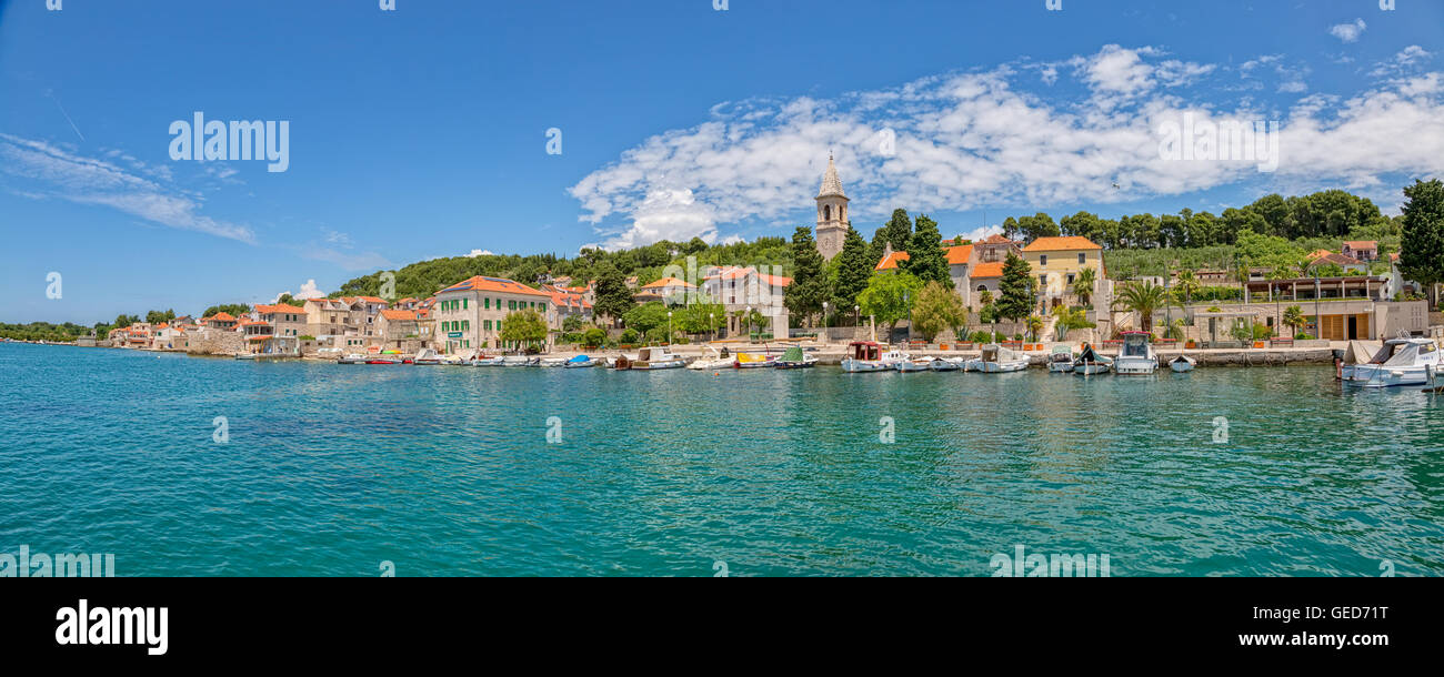 Prvic Luka panorama Stock Photo - Alamy