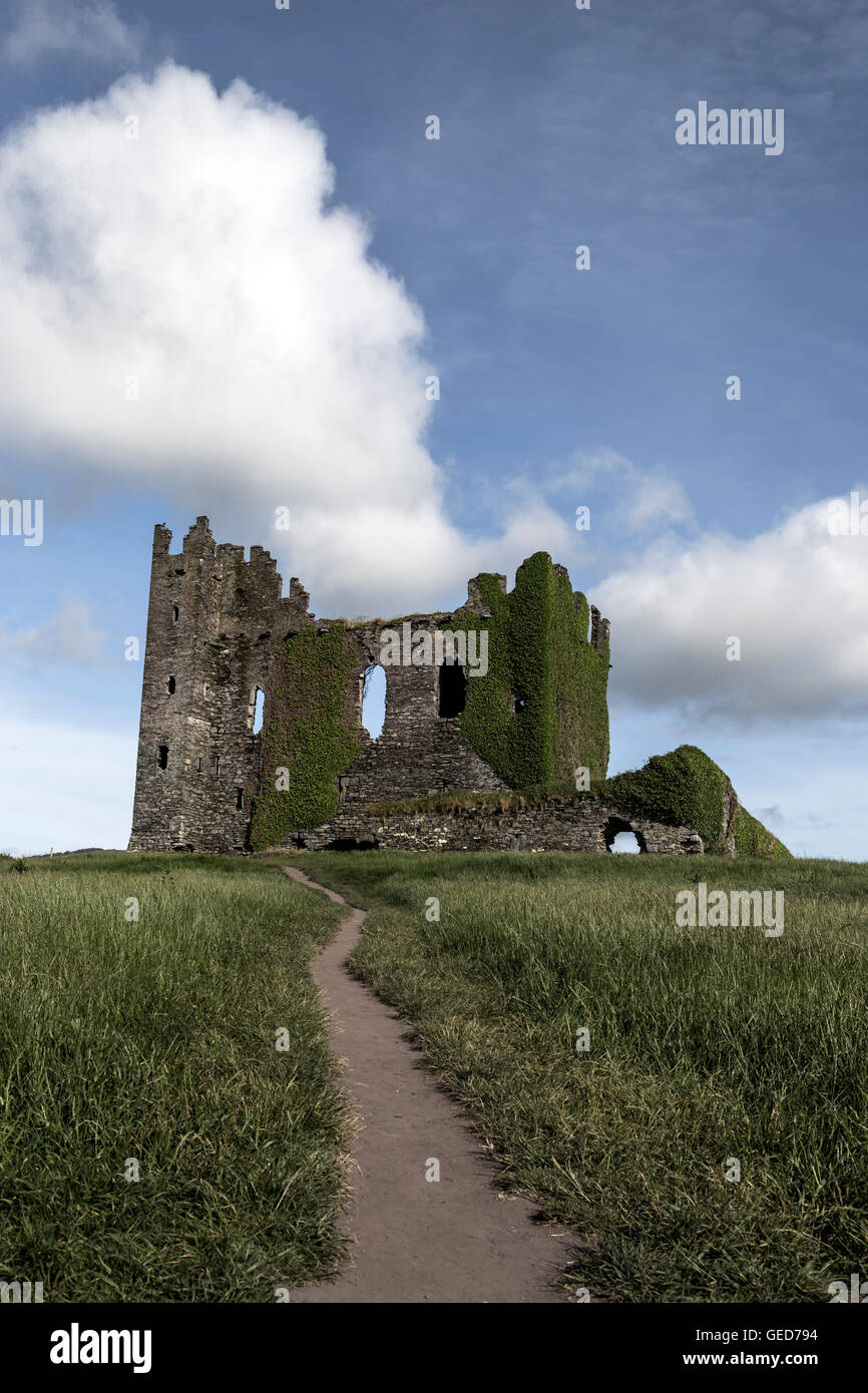 the ruins of an old castle Stock Photo - Alamy