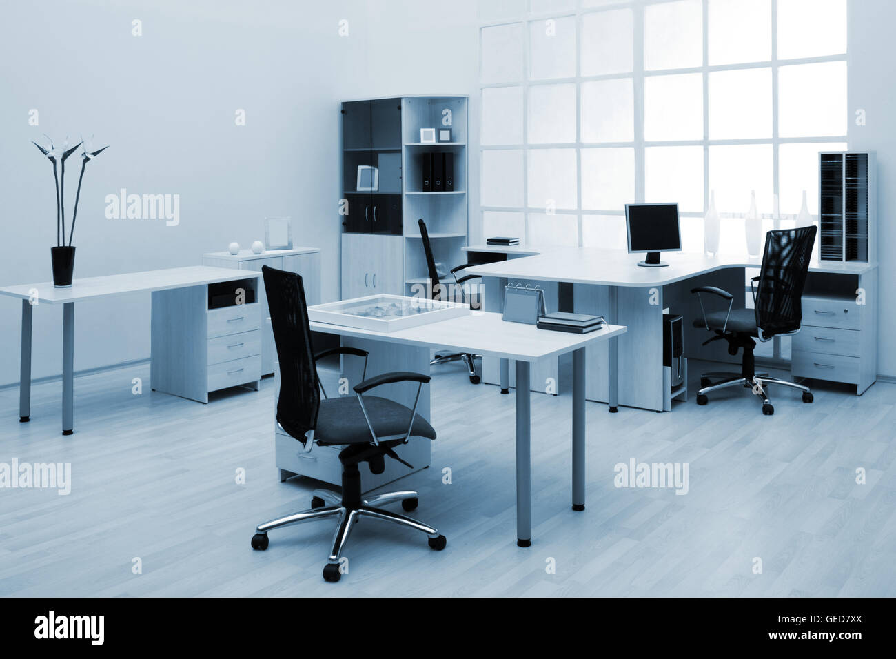 Beautiful conditions at modern and light office Stock Photo - Alamy