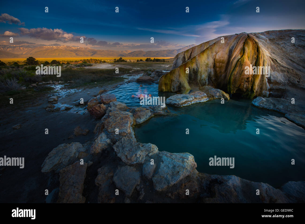 Travertine Hot Springs California High Resolution Stock Photography and ...