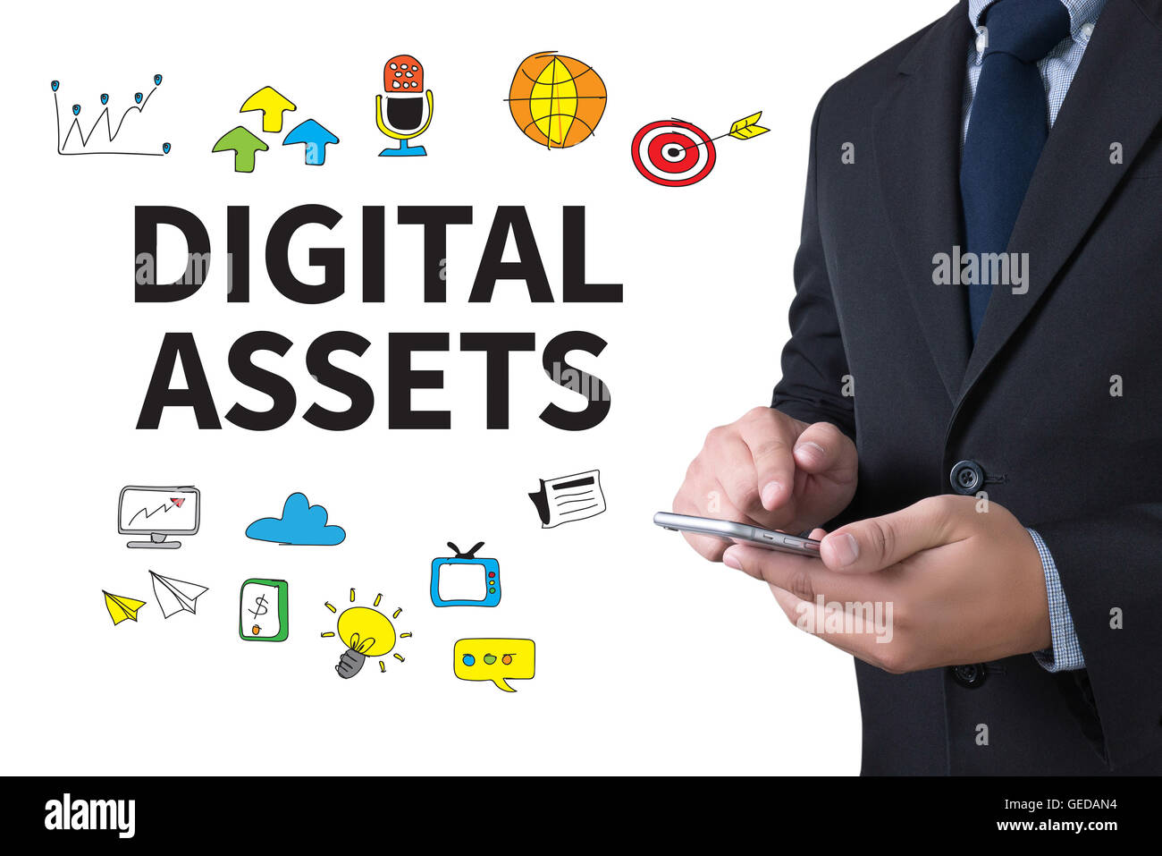 Assets pie chart hi-res stock photography and images - Alamy