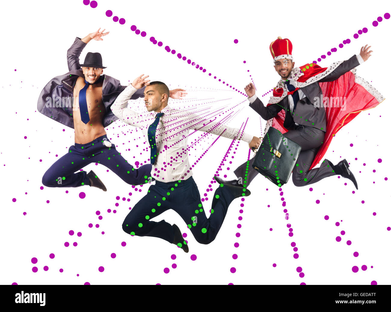 Group of dancer in dancing abstract concept Stock Photo - Alamy