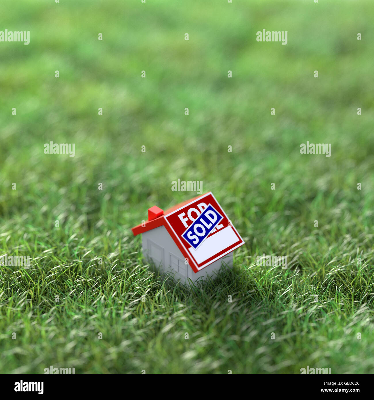 Real Estate and property background, original 3d rendering Stock Photo ...