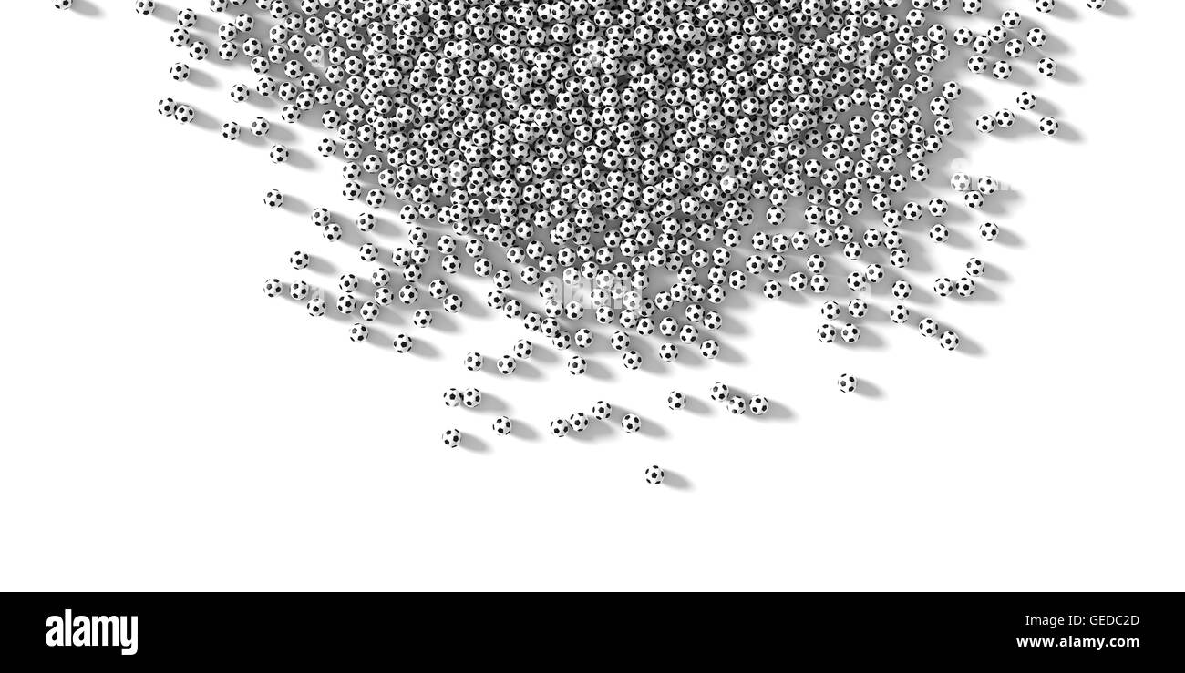 Soccer field on green Black and White Stock Photos & Images - Alamy