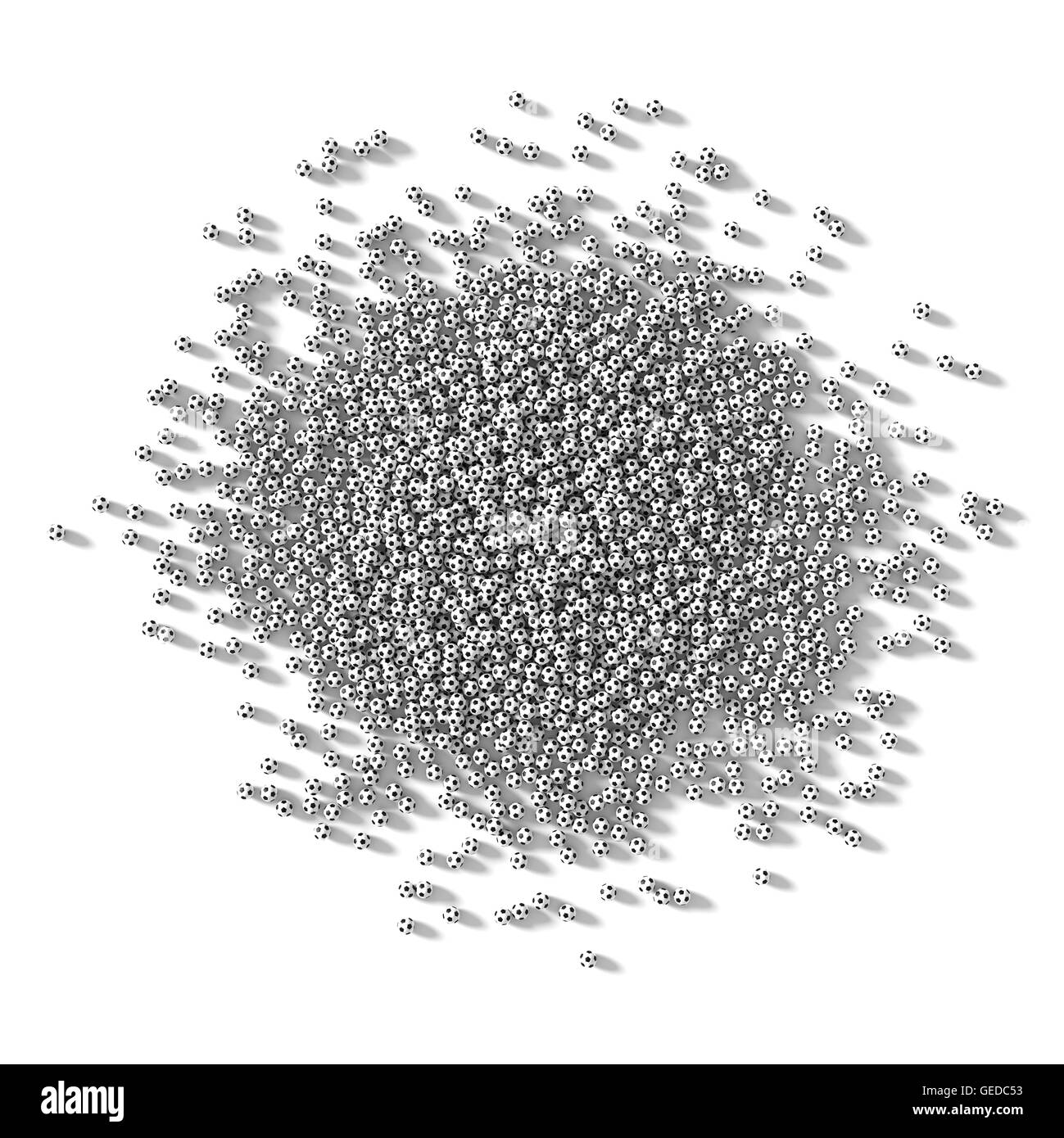 Goal on soccer field Black and White Stock Photos & Images - Alamy