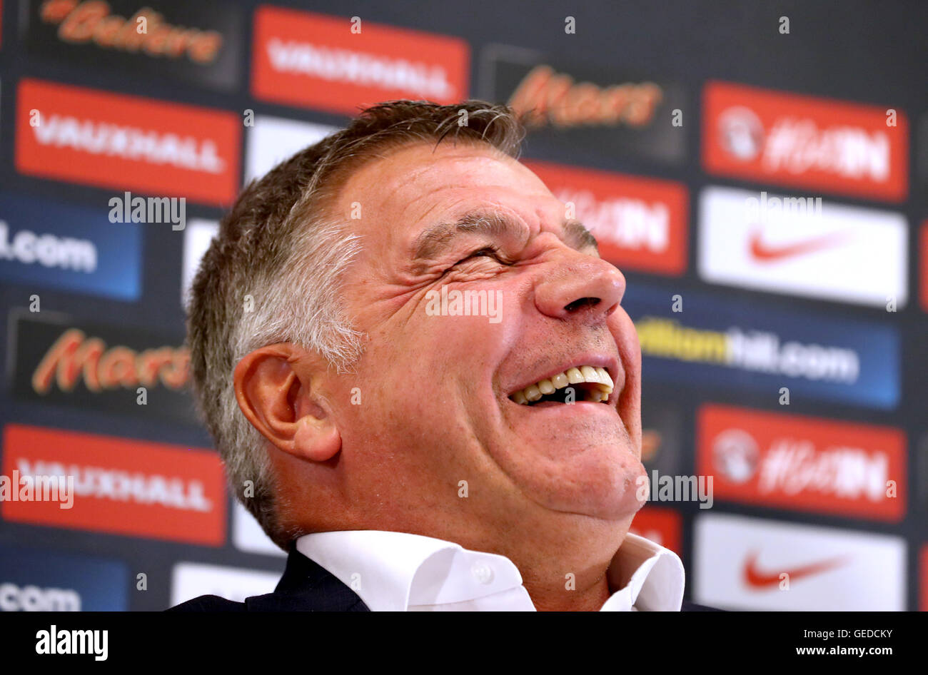 England manager Sam Allardyce during a press conference at the Hilton ...