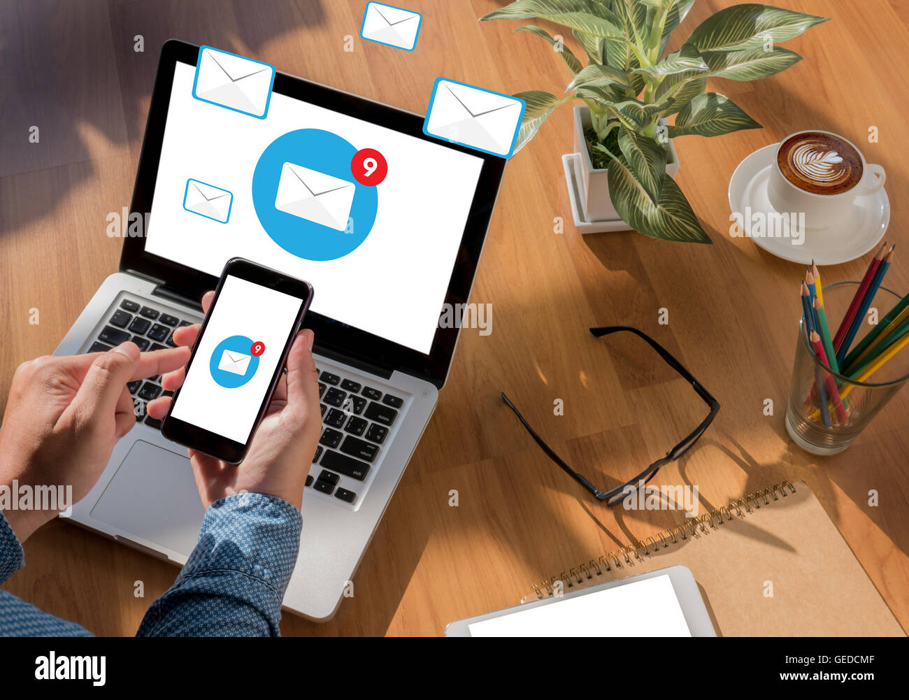 email icon Concept Stock Photo - Alamy