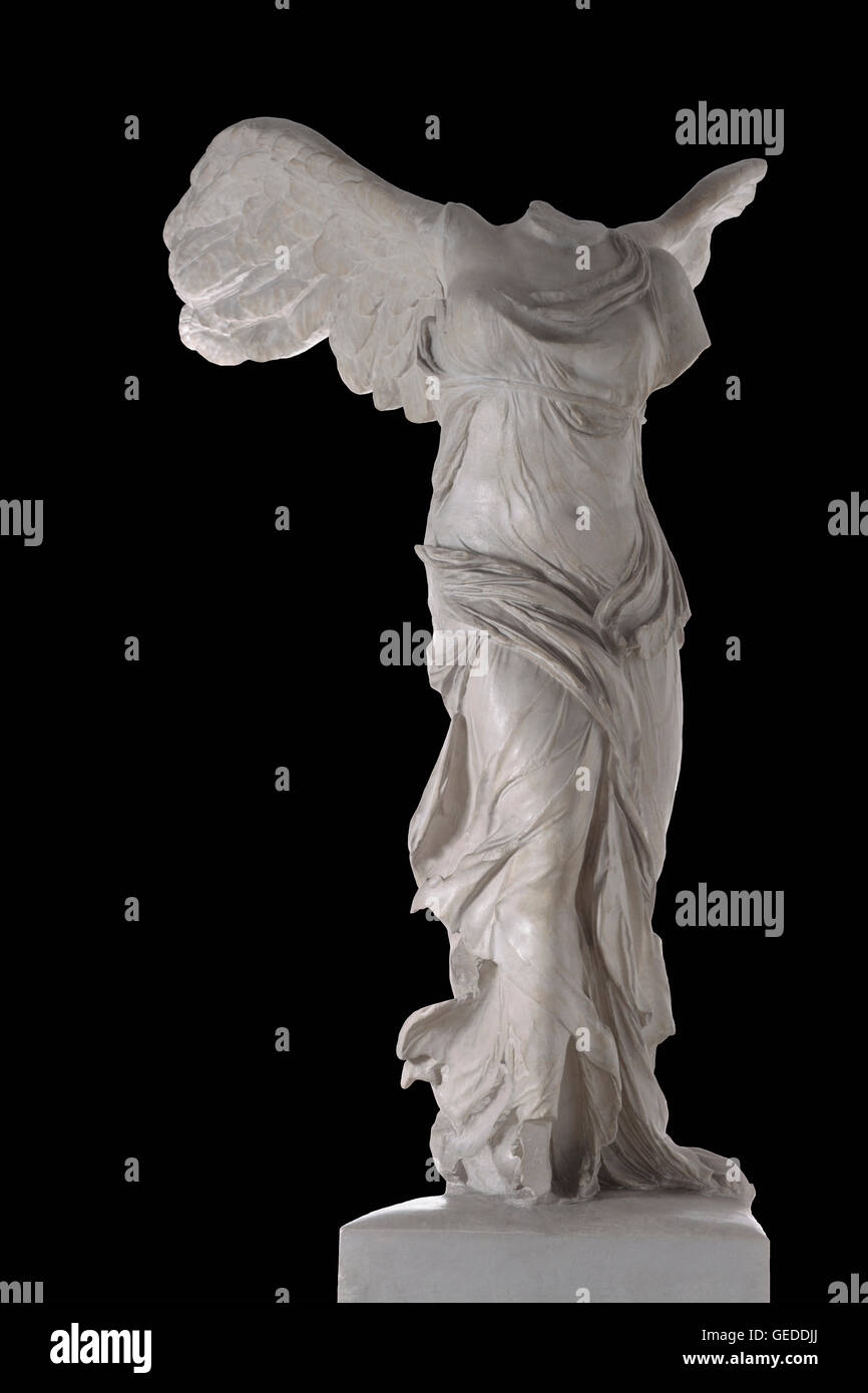 Nike of Samothrace, The Winged Victory of Samothrace, sculpture, 220 ...