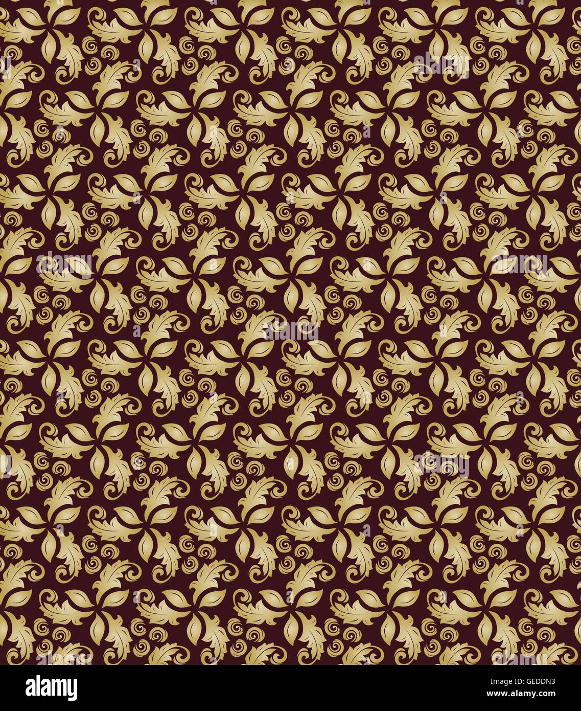 Floral Fine Seamless Vector Pattern Stock Vector Image & Art - Alamy