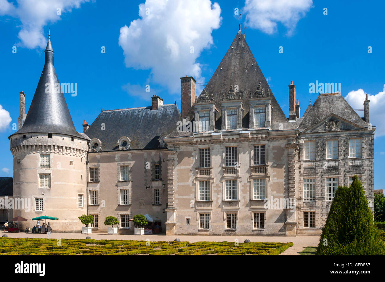 Chateau Azay-le-Ferron, Indre, France Stock Photo - Alamy