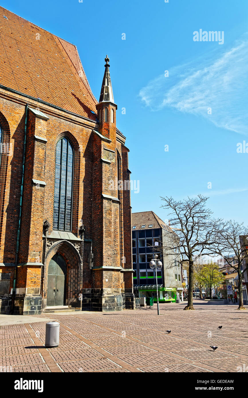 Church on the Market place on the Market Square in Hanover in Germany ...