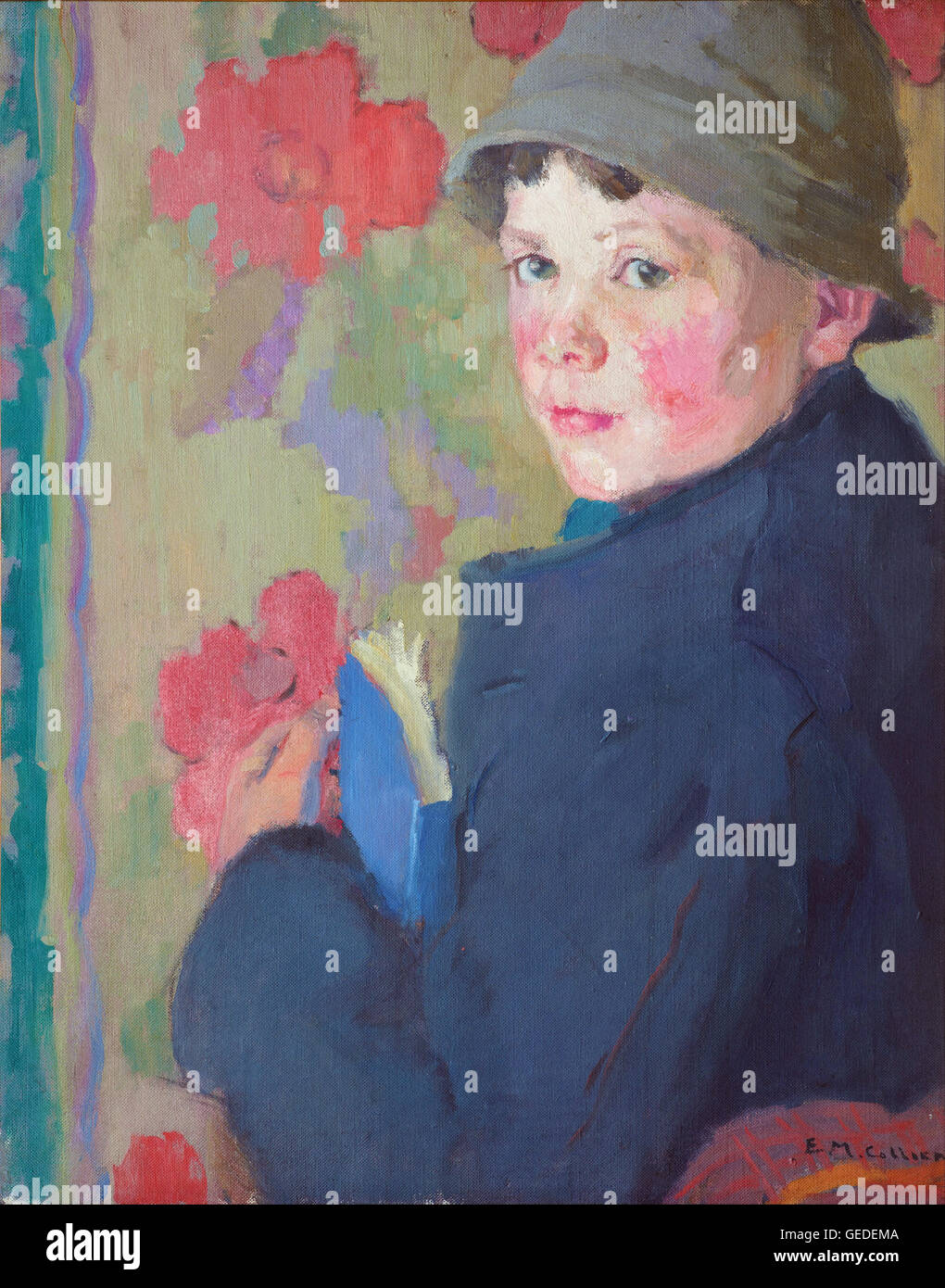 Edith Collier - Little schoolboy of Bonmahon Stock Photo - Alamy