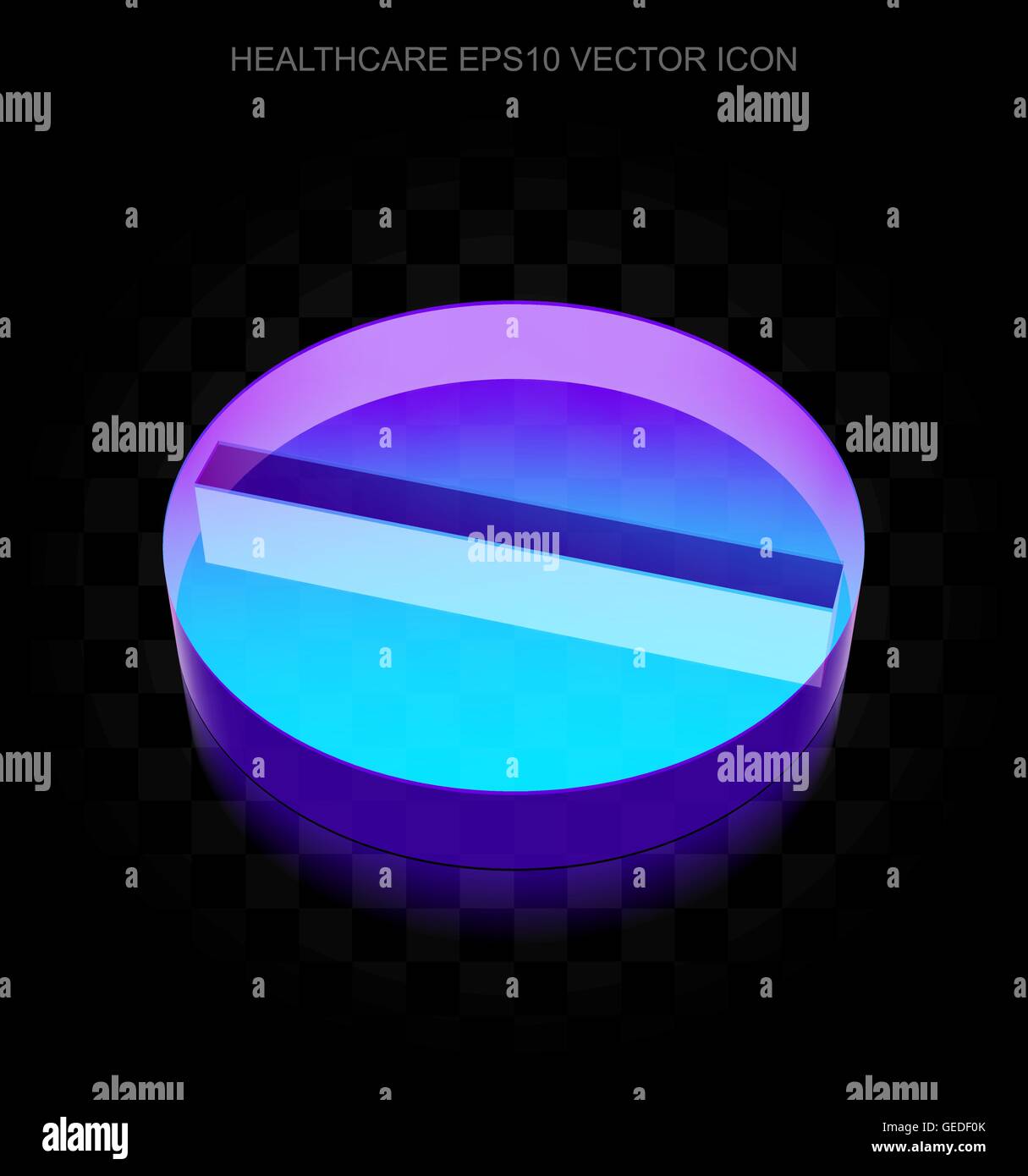 Neon glowing pill shape hi-res stock photography and images - Alamy