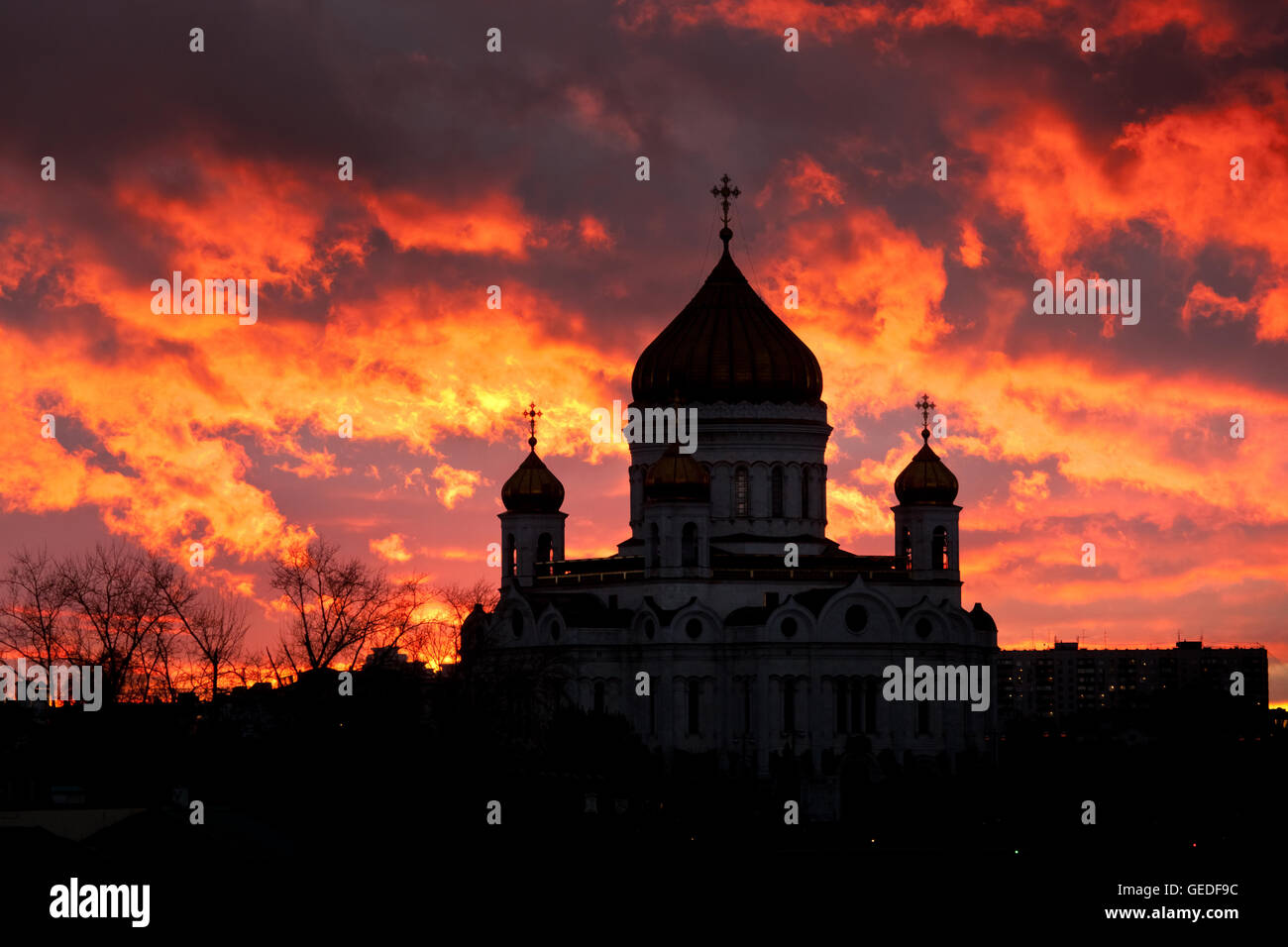 Cathedral tower silhouette hi-res stock photography and images - Alamy