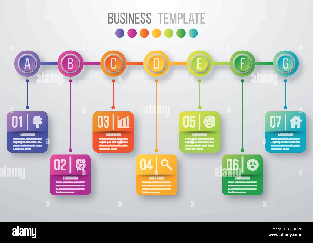 Vector illustration infographic timeline Stock Vector Image & Art - Alamy