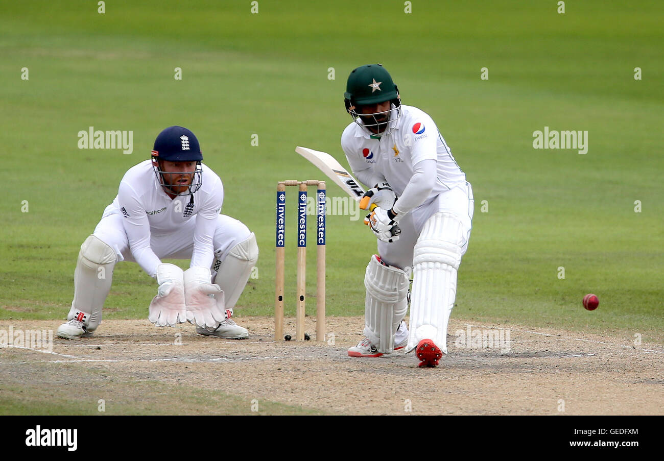 Day four second investec test match emirates old trafford hi-res stock ...