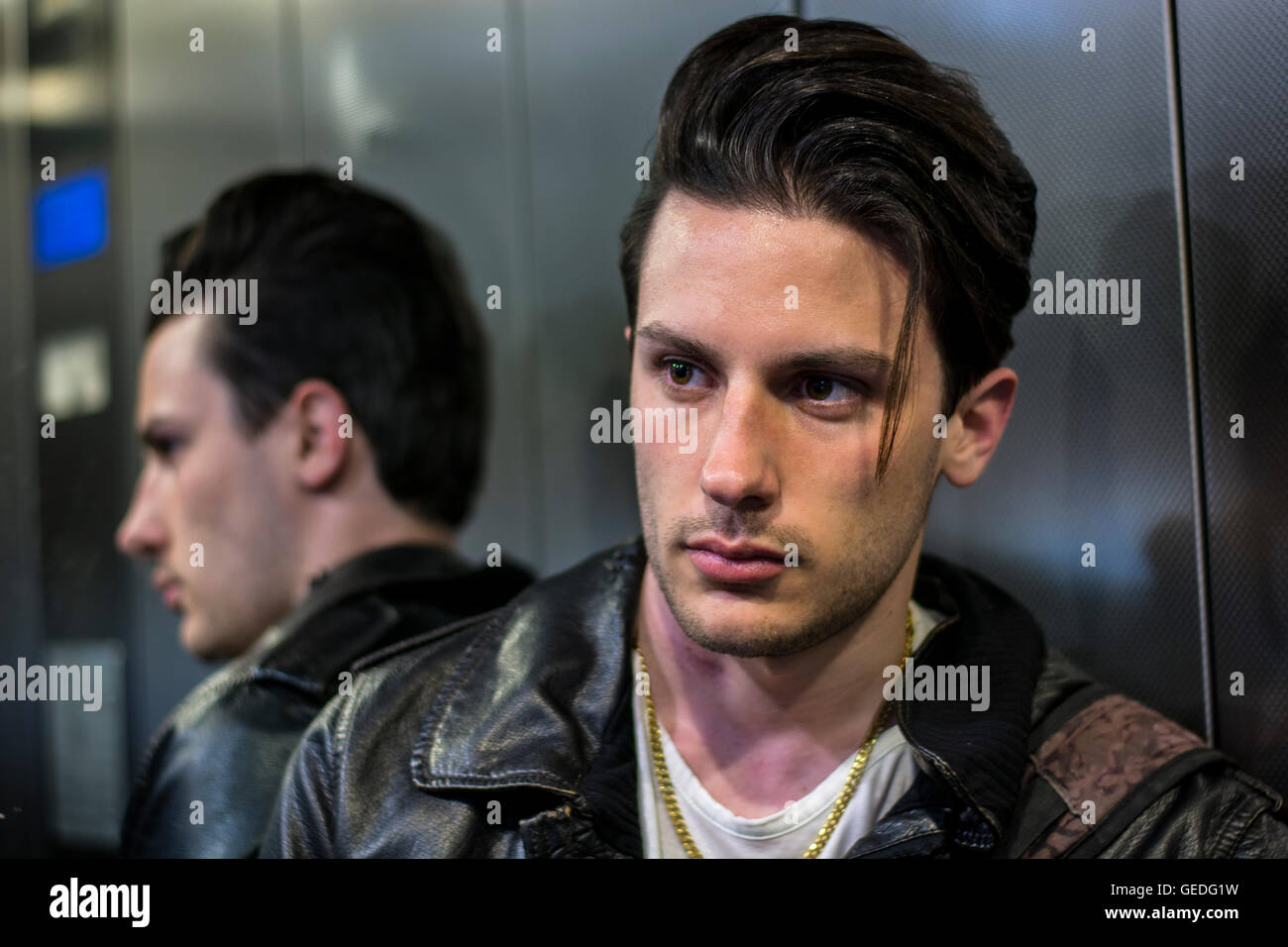 Inside the elevator hi-res stock photography and images - Alamy