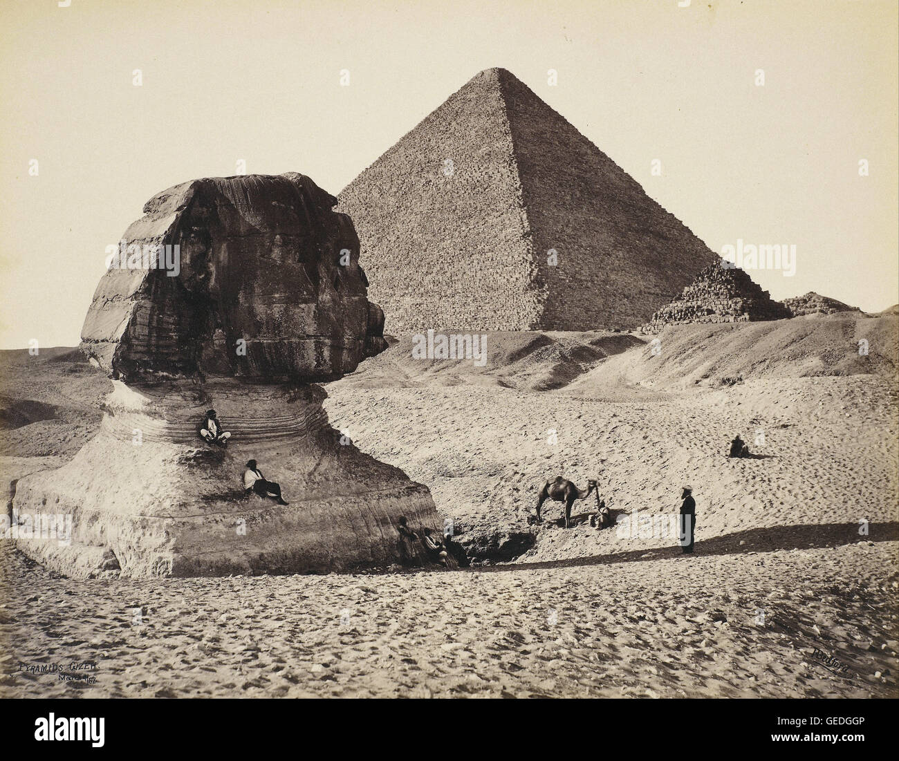 Egyptian Pyramids Painting