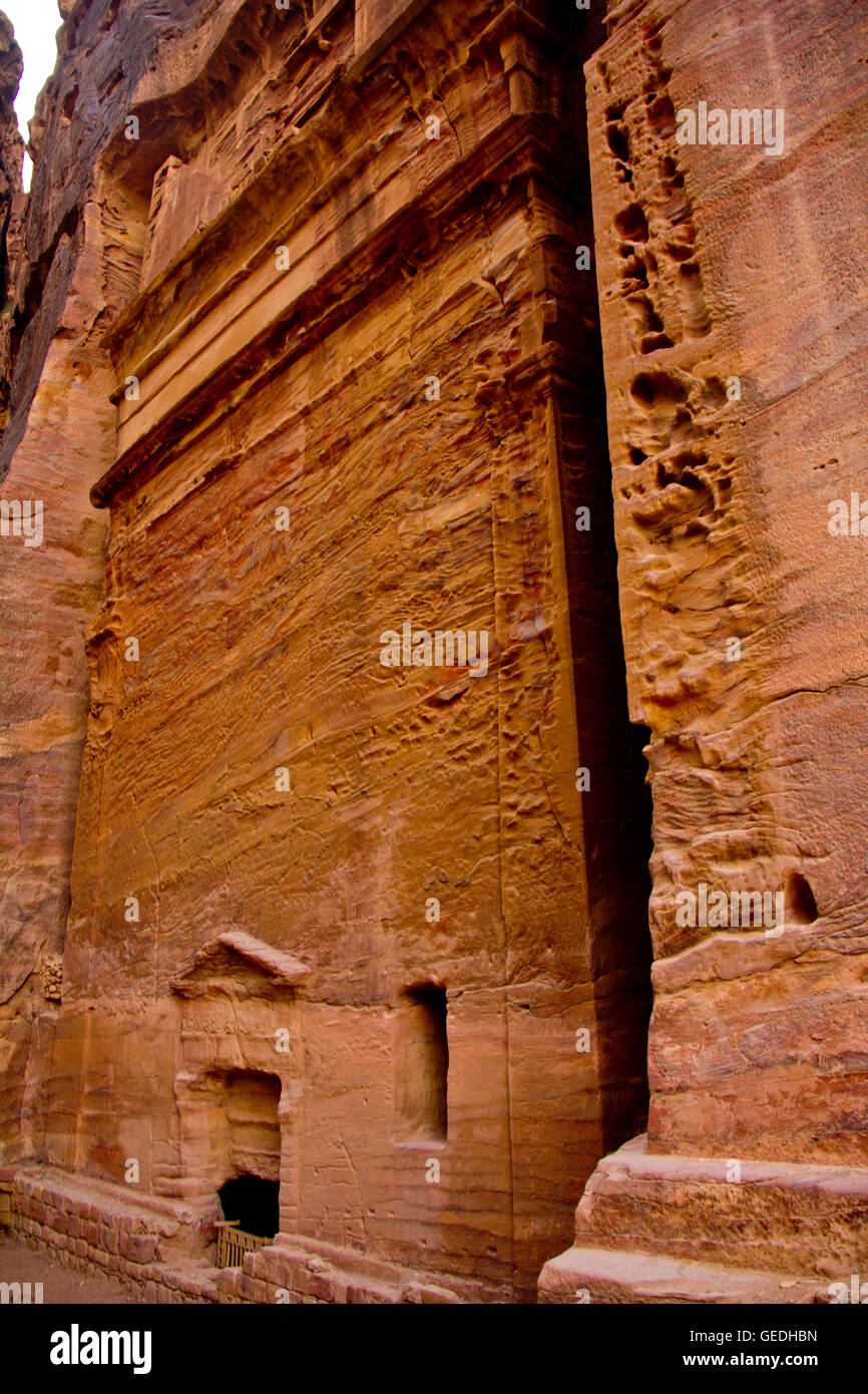 Ruins of Petra in Jordan Stock Photo - Alamy
