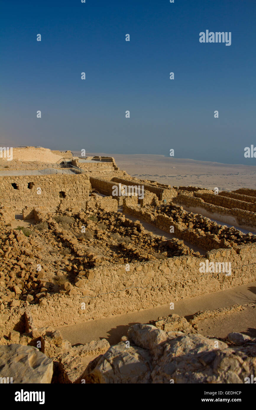 Masada fort in Israel Stock Photo - Alamy