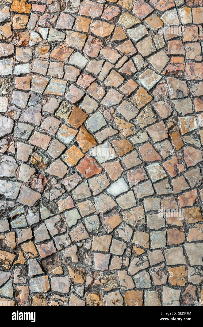Background with a pattern and texture of ancient cobble stones Stock ...