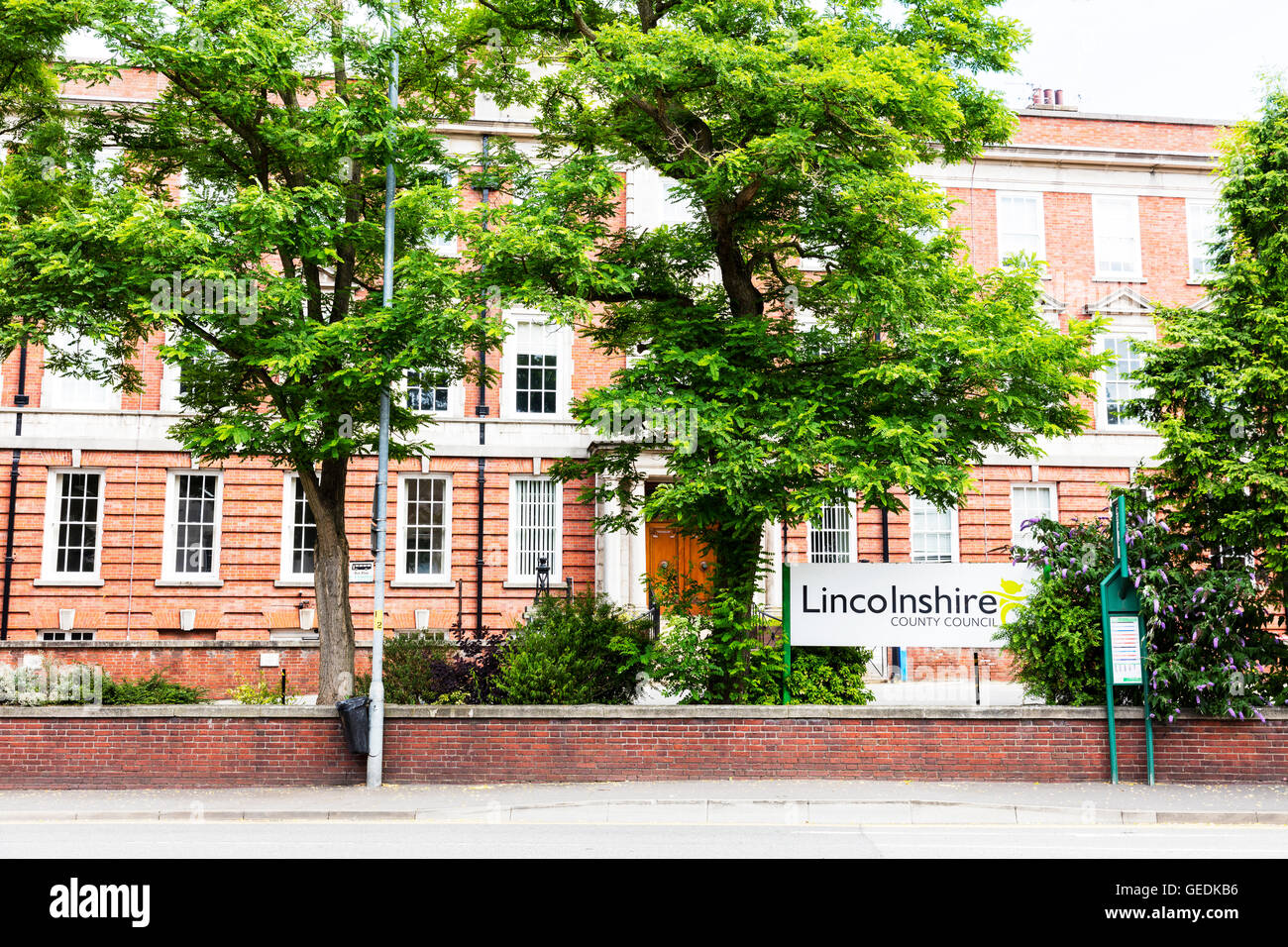Lincolnshire county council headquarters Lincoln city building exterior ...