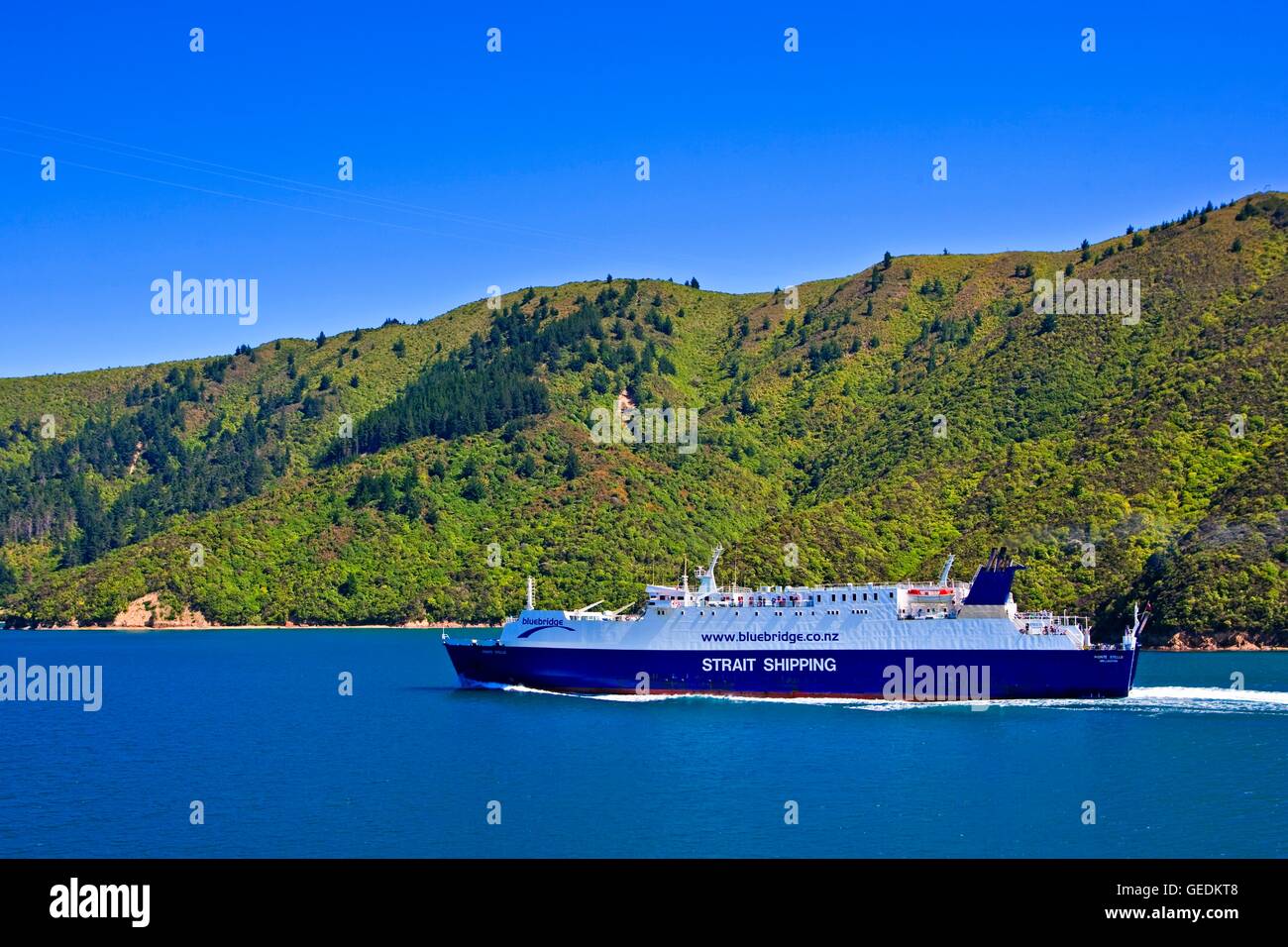 Bluebridge ferry hi-res stock photography and images - Alamy