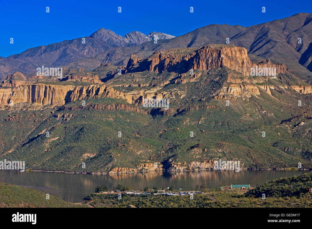 geography / travel, USA, Arizona, Apache Junction, Apache Lake Marina ...